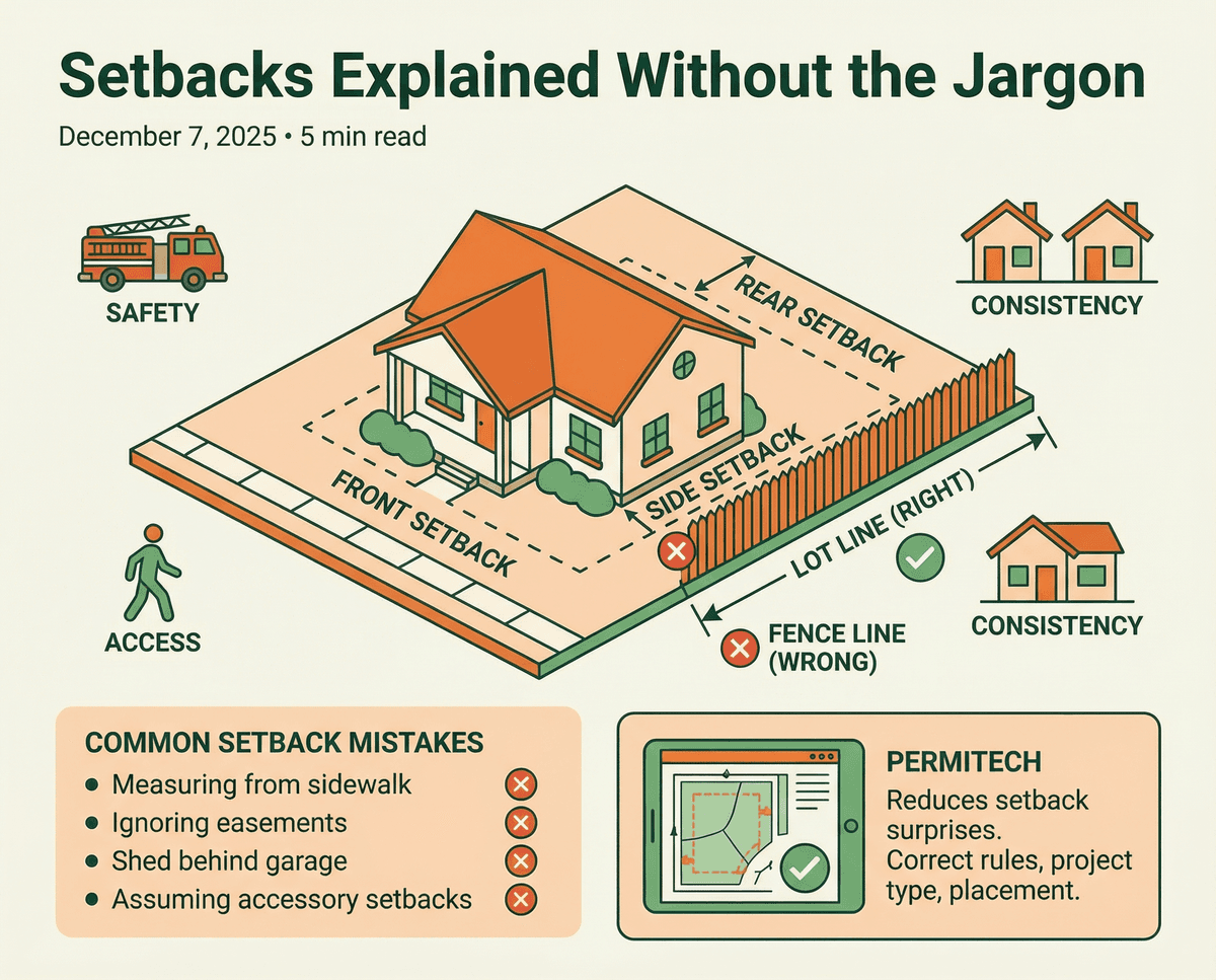 Setbacks Explained Without the Jargon | Permitech