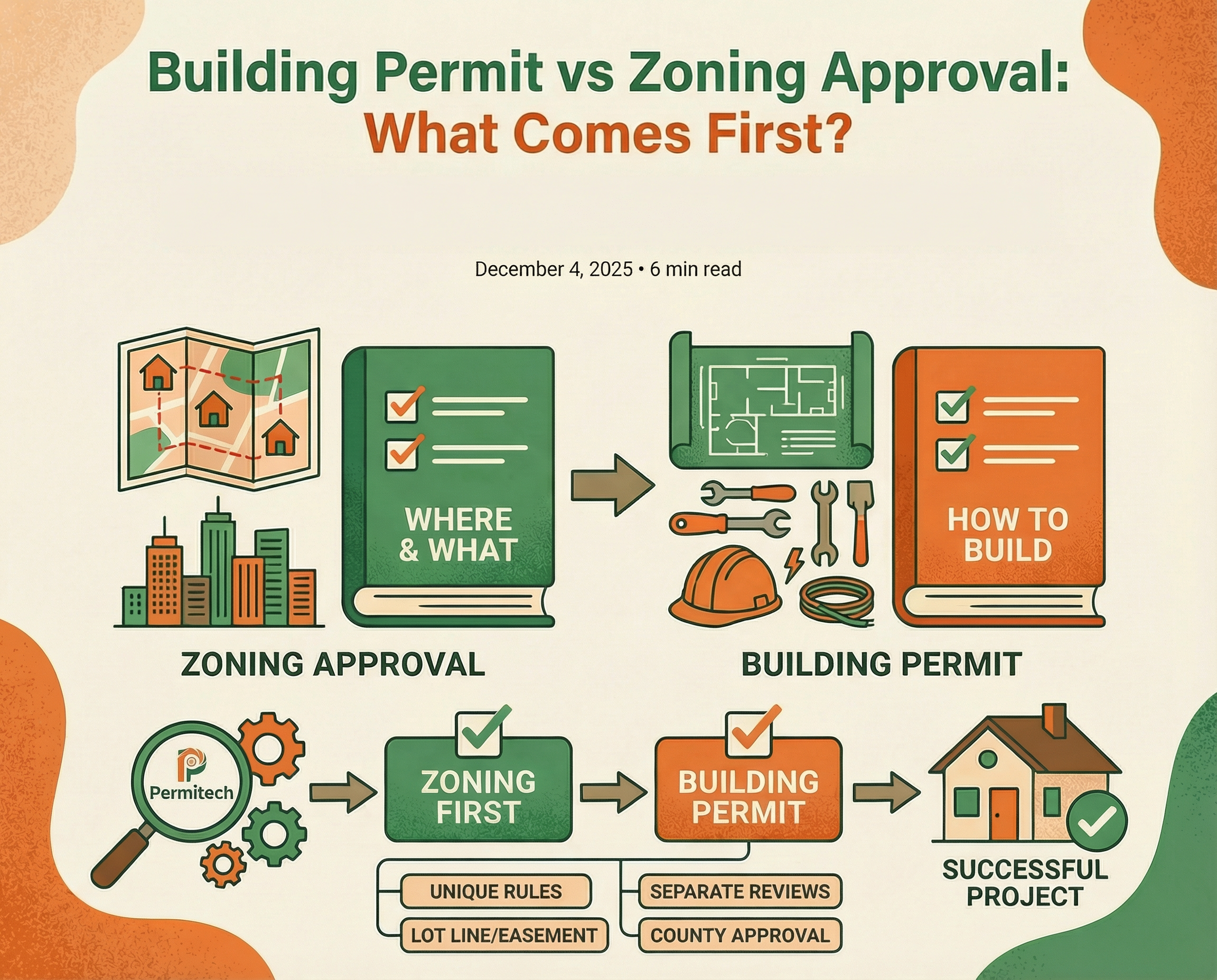 Building Permit vs Zoning Approval: What Comes First? | Permitech