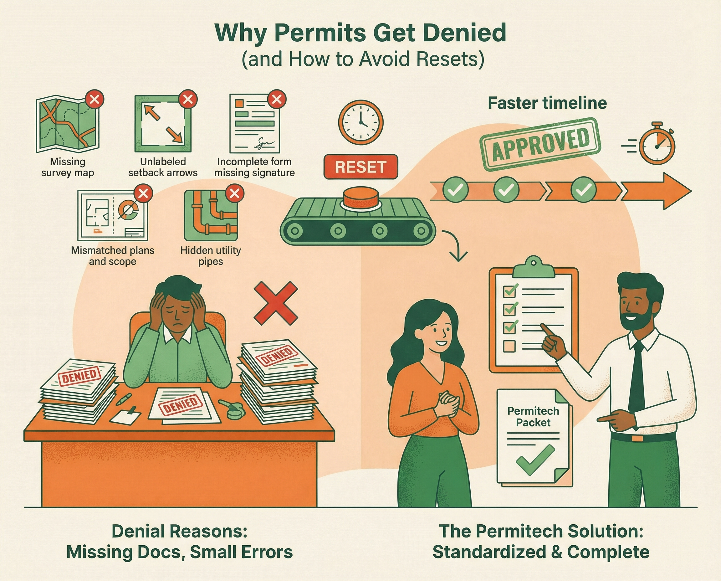 Why Permits Get Denied (and How to Avoid Resets) | Permitech